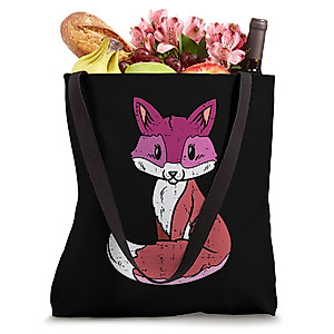 Fox Animal LGBT Lesbian Flag Gay Pride Ally Women Tote Bag