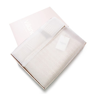 Villand 3 in 1 Womens Wool Hat Gloves & Scarf Winter Set, 3 Piece Cable Knitted Beanie Hat for Women with Gift Box, Black