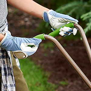 AMES Leaf Grabber Rake with Long Handle & Cushioned Grip for Leaves, Lawn Clippings, Twigs, Yard Waste