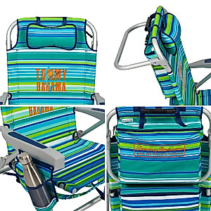 Tommy Bahama Beach Chair, Aluminium, Multicoloured Stripes, 70 cm