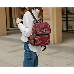 MKF Backpack Purse for Women Vegan Leather Top-Handle Ladies Fashion Travel Pocketbook Bag – Daypack