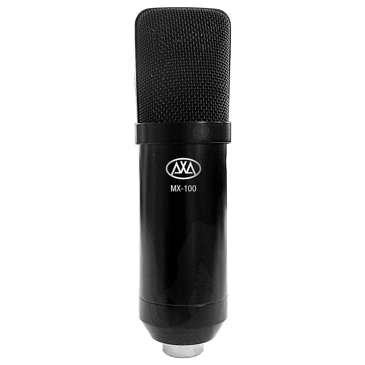 AxcessAbles MX-100 Professional Cardioid Studio Condenser XLR Microphone with AxcessAbles SF-101 Half Dome Isolation Shield for Streaming & Studio Recording