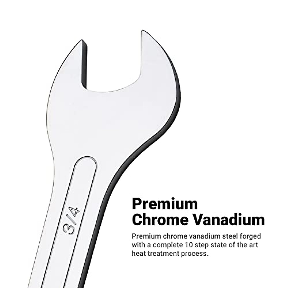 Capri Tools 8 mm x 9 mm Super-Thin Open End Wrench, Metric (11850-0809)