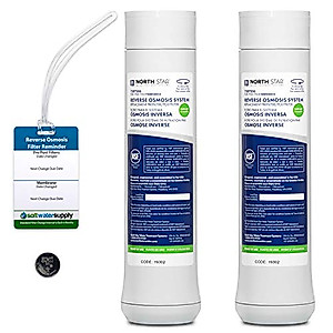 7287506 - Northstar Reverse Osmosis Pre and Post Filter Set with Battery and Filter Change Reminder Tag