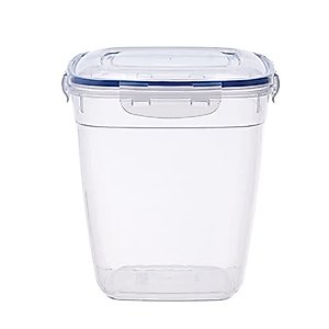 Superio Square Deep Sealed Container For Food, 3.5 Qt Plastic Container With Lid Keeps Food Fresh- For Pantry, Fridge- Microwave and Freezer Safe (1, 3.5 Quart)