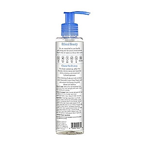 DERMA E Hydrating Gentle Cleanser with Hyaluronic Acid – Moisturizing Facial Cleanser Tones, Moisturizes & Improves Skin Texture – Gently Exfoliating Papaya Face Wash, 6 fl oz