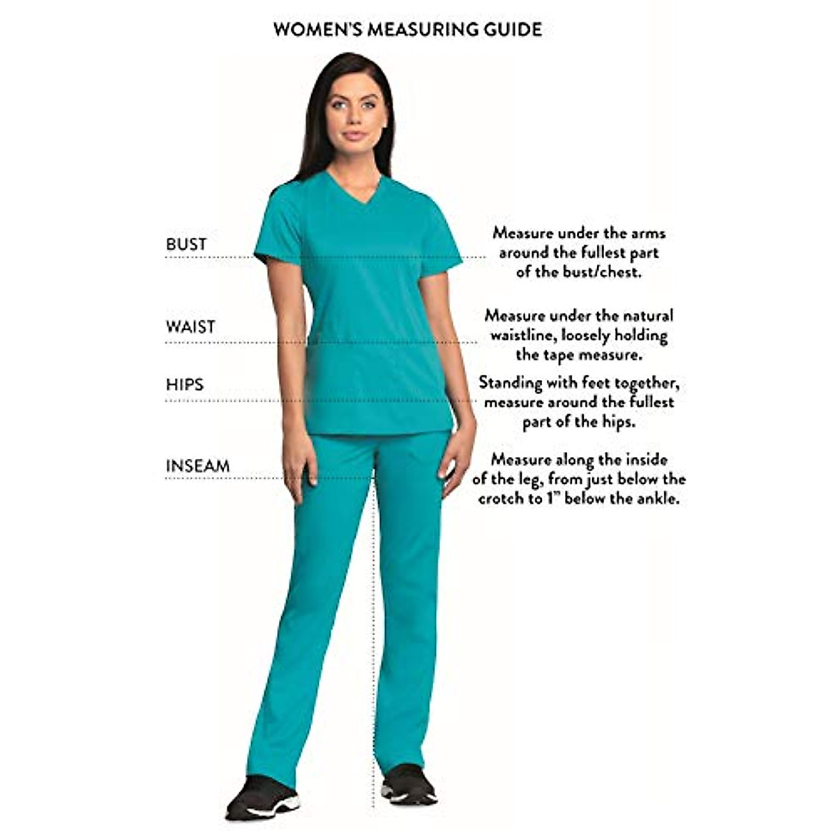 Cherokee Pull-On Scrub Pants for Women Workwear Revolution, Soft Stretch WW110P, L Petite, Black