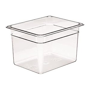 Cambro Camwear 28CW135 Food Pan, 1/2 by 8-Inch, Clear