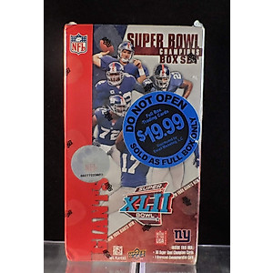 New York Giants Super Bowl XLII Champions Upper Deck Commemorative Box Set