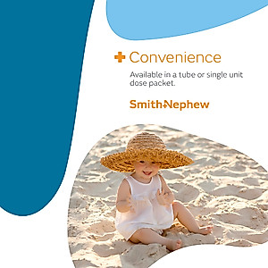 Smith+Nephew SECURA◊ Protective Ointment, Diaper Rash Ointment Tube, Dermatitis Moisturizer, Contains Vitamin A, D, and E, 2.47 Ounces