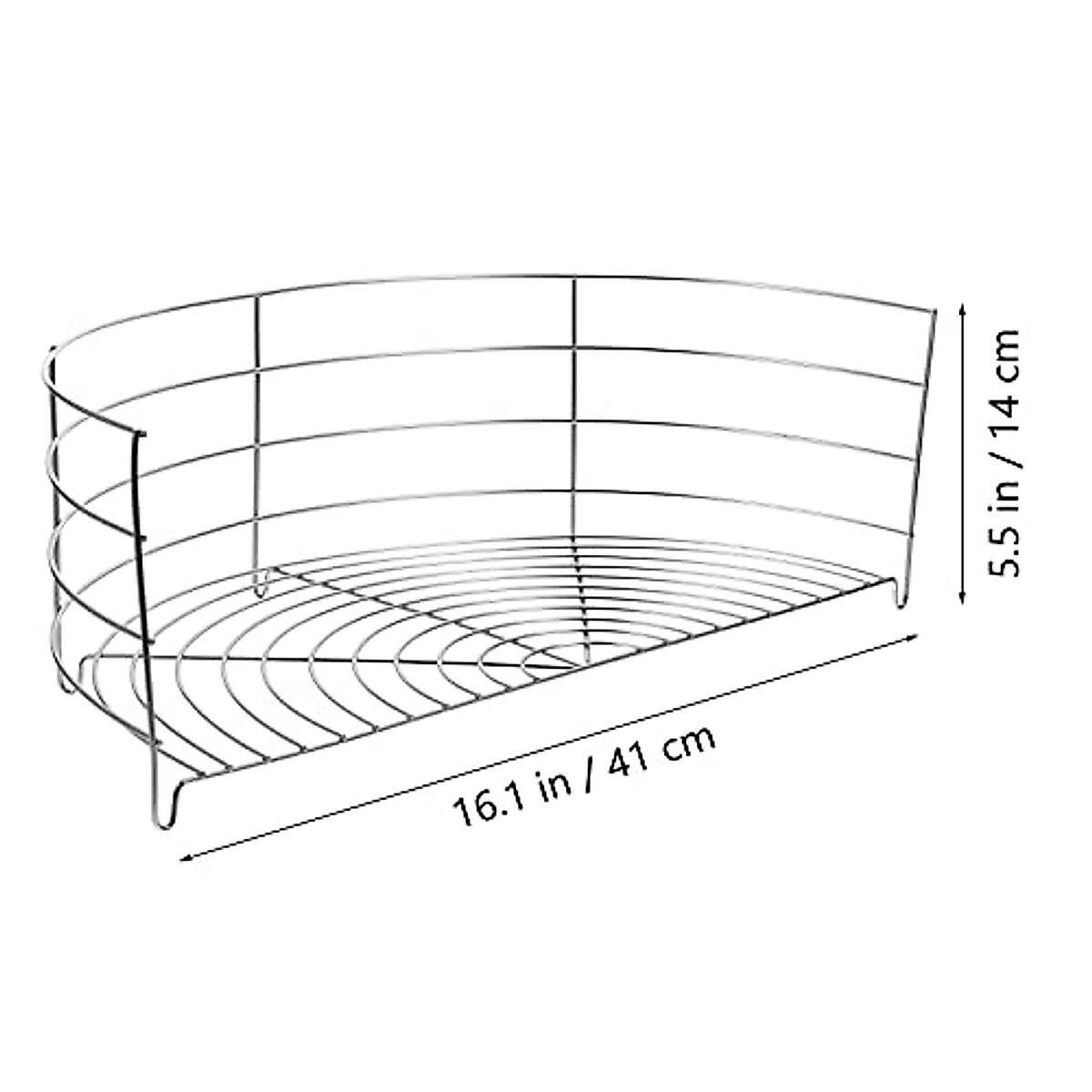BESTonZON Filter Oil Net Oil Strainer Rack Semi Circular Oil Wire Cooling Rack Pasta Drying Rack Cooling Racks for Cooking and Baking Drain Rack Stainless Oil Drain Stand Holder Oil Drain Frying Rack