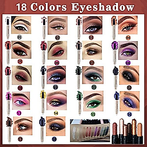 Metiplou 2 in 1 Rose Gold Eyeshadow Stick Cream Shimmer Smooth Glitter Single Powder Eyeshadow Pencil, Hypoallergenic Waterproof Long Lasting Eye Shadow Stick Multi-Dimensional Eyes Look