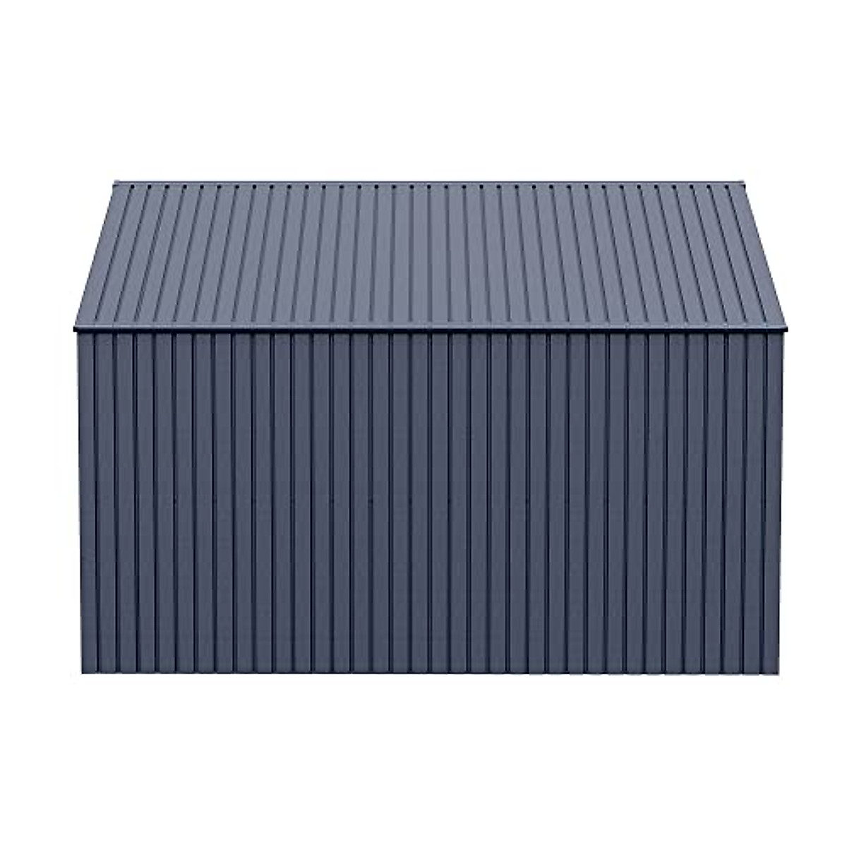 Arrow Shed Elite 12' x 12' Outdoor Lockable Gable Roof Steel Storage Shed Building, Anthracite