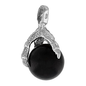 Sterling Silver Talon Pendant, 1 1/16 inch