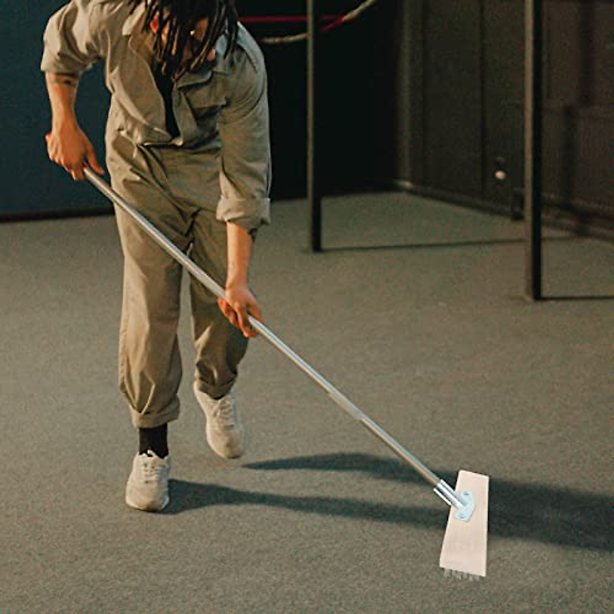 Moss Removal Brush Roof Brush: Moss Cleaner Wire Brush Decking Cleaner Remover for Cracks Flagstone Concrete Pavements Bricks Hoe