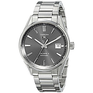 TAG Heuer Men's WAR211C.BA0782 Carrera Analog Display Swiss Automatic Silver Watch