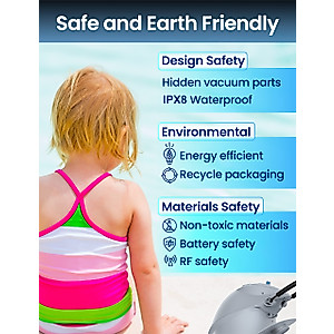 KOKIDO (2023 New) Cordless Robotic Pool Cleaner, Automatic Pool Vacuum for Flat Bottom above/Inground Pools up to 30 Feet. Dirt, Sand, Debris and Leaves (max 5 inch), Last 90 Mins, XTROJET 330