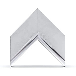 Deco TV Frames - Contemporary Silver Smart Frame Compatible ONLY with Samsung The Frame TV (75", Fits 2021-2023 Frame TV)