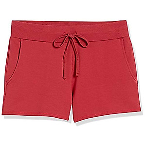 The Drop Women's Elaina Pull-On French Terry Sweatshort, Rio Red, L
