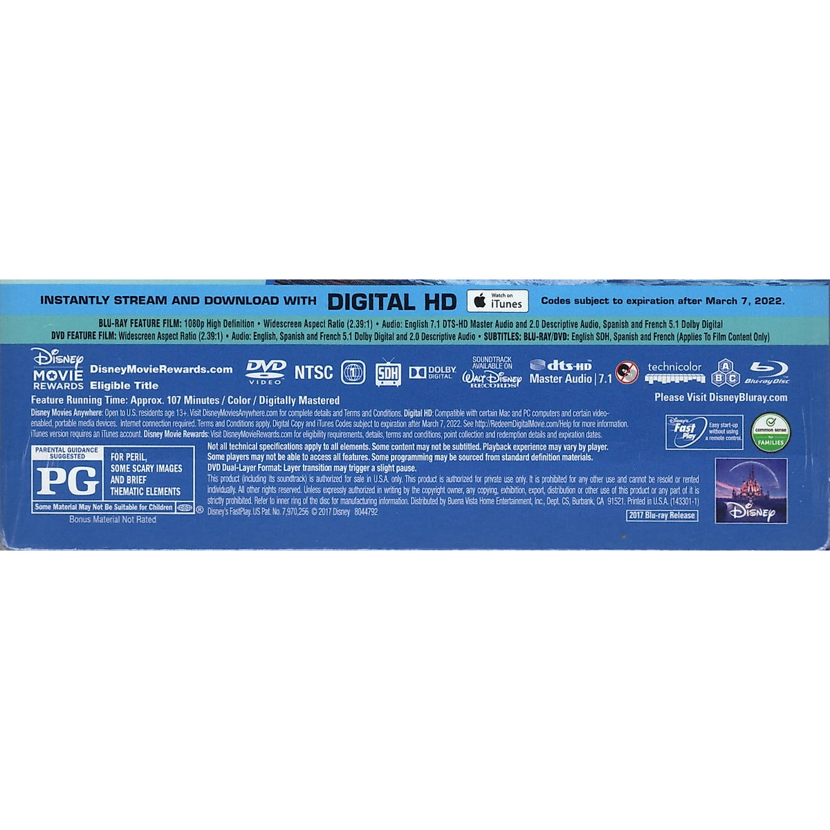 Disney Moana - Exclusive 32-Page Storybook (Blu-ray + DVD + Digital HD)