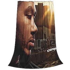 Flannel Blanket Lyfe Jennings Soft Lightweight Throw Blanket Warm Durable Sofa Couch Decor Beding 50"X40"