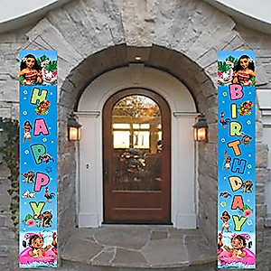 Moana Party Hanging Banners Moana Birthday Theme Party Decoration