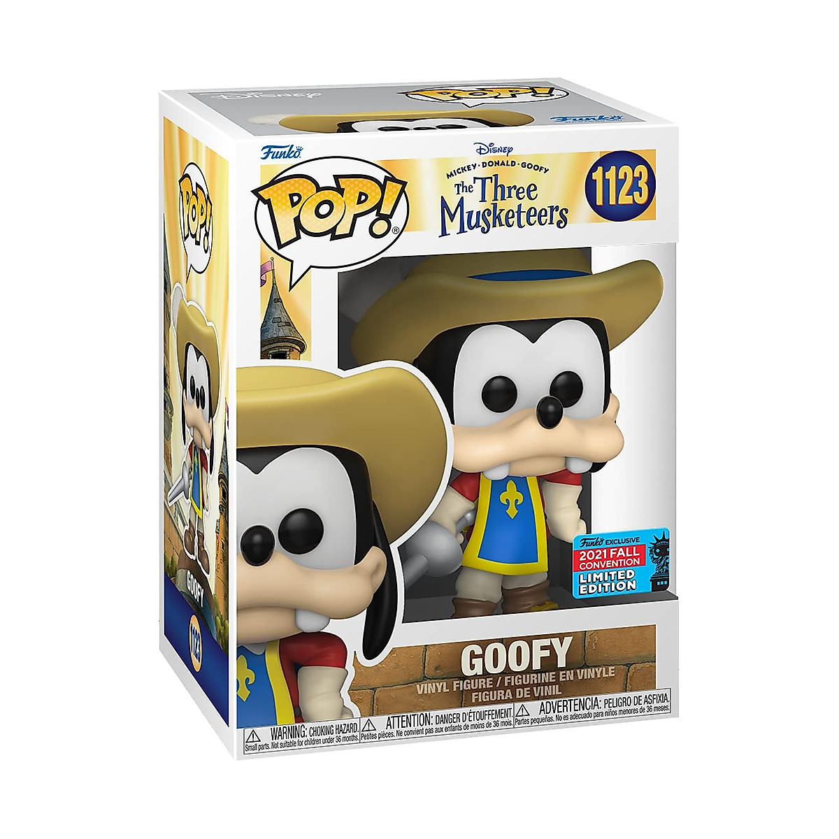 Funko Pop! Disney: Three Musketeers - Goofy, Fall Convention Exclusive