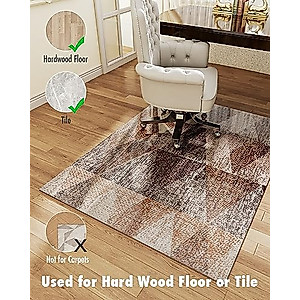 Premium Chair Mat for Hardwood Floors - Floor Protector for Rolling Chairs, Office Desk Rug for Gaming & Computer Chair - Protective and Durable