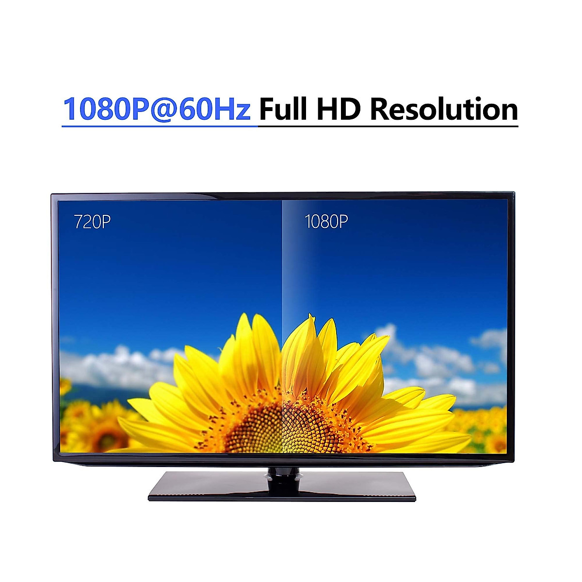 fairikabe VGA to HDMI Adapter with Audio, (PC VGA Output Source to TV/Monitor with HDMI Input Display), VGA Male to HDMI Female Converter for Monitor, 1080p VGA HDMI Adapter USB Powered…