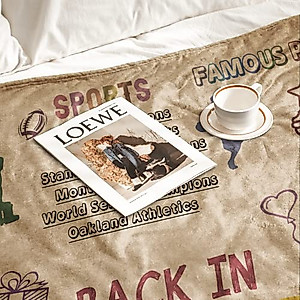 elseven 50th Birthday Gifts for Women or Men 50th Birthday Gifts 50th Birthday Gift Ideas 1973 Birthday Gifts 50 Year Old Gifts for Women Turning 50 Throw Blanket 60 x 50 Inch