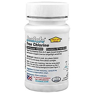 4 Set - Industrial Test Systems 480002 SenSafe® Free Chlorine Test