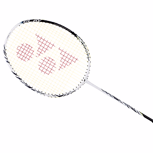 YONEX Astrox 99 Play Graphite Strung Badminton Racket with Full Racket Cover (White Tiger) | for Intermediate Players | 83 Grams | Maximum String Tension - 28lbs