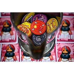 Jaipur Board Game - Strategy Trading Game for Ages 10+, 2 Players, 30 Min Playtime, New Edition by Space Cowboys