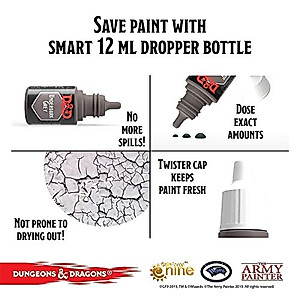 The Army Painter Dungeons and Dragons Underdark Paint Set Bundle with Nolzur's Marvelous Brush Set - Painting Set for Model Miniature Painting with 10 Warpaints and 1 D&D Drizzt Do'Urden Miniature