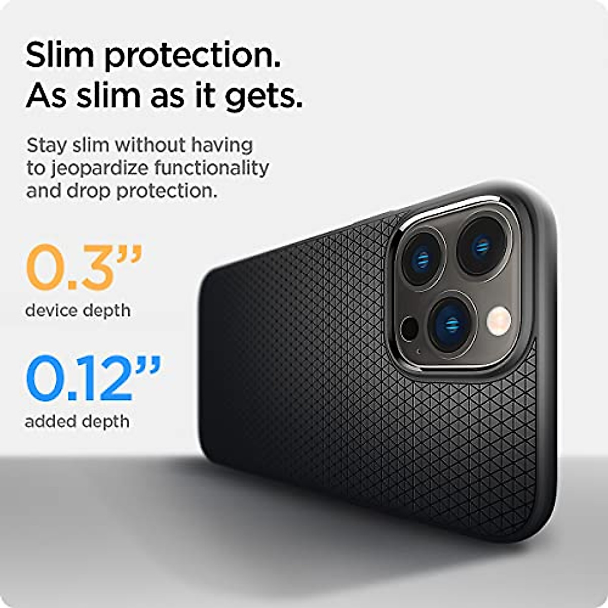 Spigen Liquid Air Armor Designed for iPhone 13 Pro Case (2021) - Matte Black