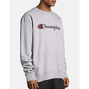 Champion Men's Sweatshirt, Powerblend, Fleece Midweight Crewneck Sweatshirt(Reg. or Big & Tall)