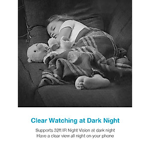 Pet Camera, Indoor Camera with Pan Tilt Zoom, WiFi Camera Indoor with Remote Viewing, Baby Monitor with Camera and Audio, Night Vision, Motion Detection, 2-Way Audio, SD Card/Cloud Storage