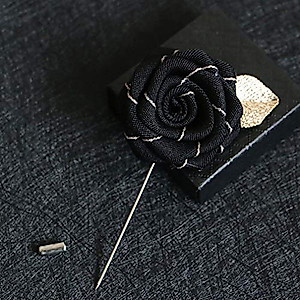 MOHSILY Vintage Crystal Bow Tie Adjustable Black Bow Tie for Men Wedding Party Bowtie