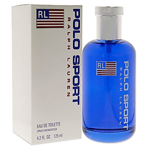 RALPH LAUREN Polo Sport Edt for Men 4.2 Oz/ 125 Ml, 4.2 Fl Oz