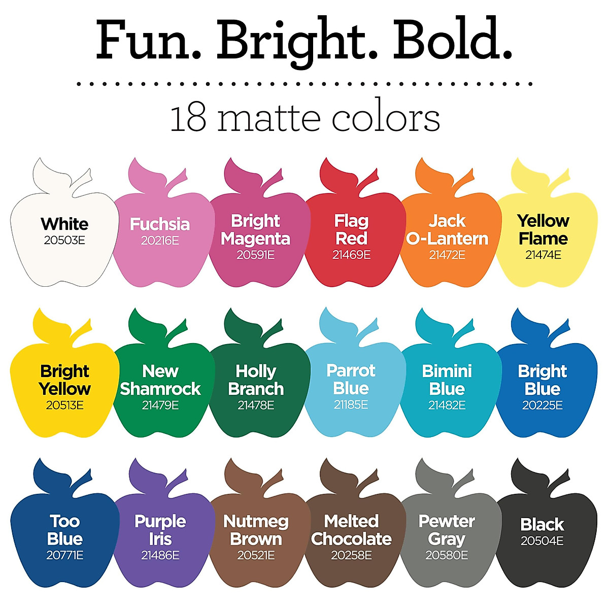 Apple Barrel PROMOABI Acrylic Paint Set, 2 Fl Oz (Pack of 18), Assorted Matte Colors, 18 Count