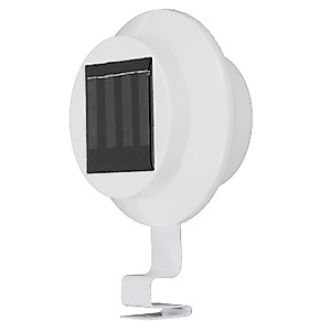 Fdit 3LED Solar Power Eaves Light White Solar Outdoor Wall-Mounted Lighting Lamp for Home Garden