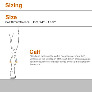 Cosmos 1 Pair Neoprene Calf Compression Sleeve Leg Compression Calf Sleeve for Running, Cycling, Travelling, Improve Circulation and Recovery