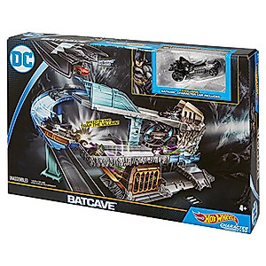 Hot Wheels and DC Universe Team Up to Fight Crime for 48 months to 120 months, with the Ultimate Batcave Playset! [Amazon Exclusive]