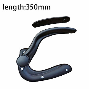 harayaa Office Chair Adjustable Armrest Pair Support Arms and Elbow Replacements with Mount Screws Comfort with Pads Gaming Chair Armrest Pads, Black