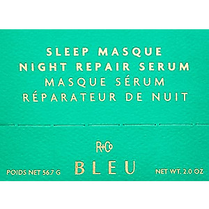 R+Co BLEU Sleep Masque Night Repair Serum | Overnight Hair Repair + Nourishes + Revatilizes | Vegan, Sustainable + Cruelty-Free | 2 Oz