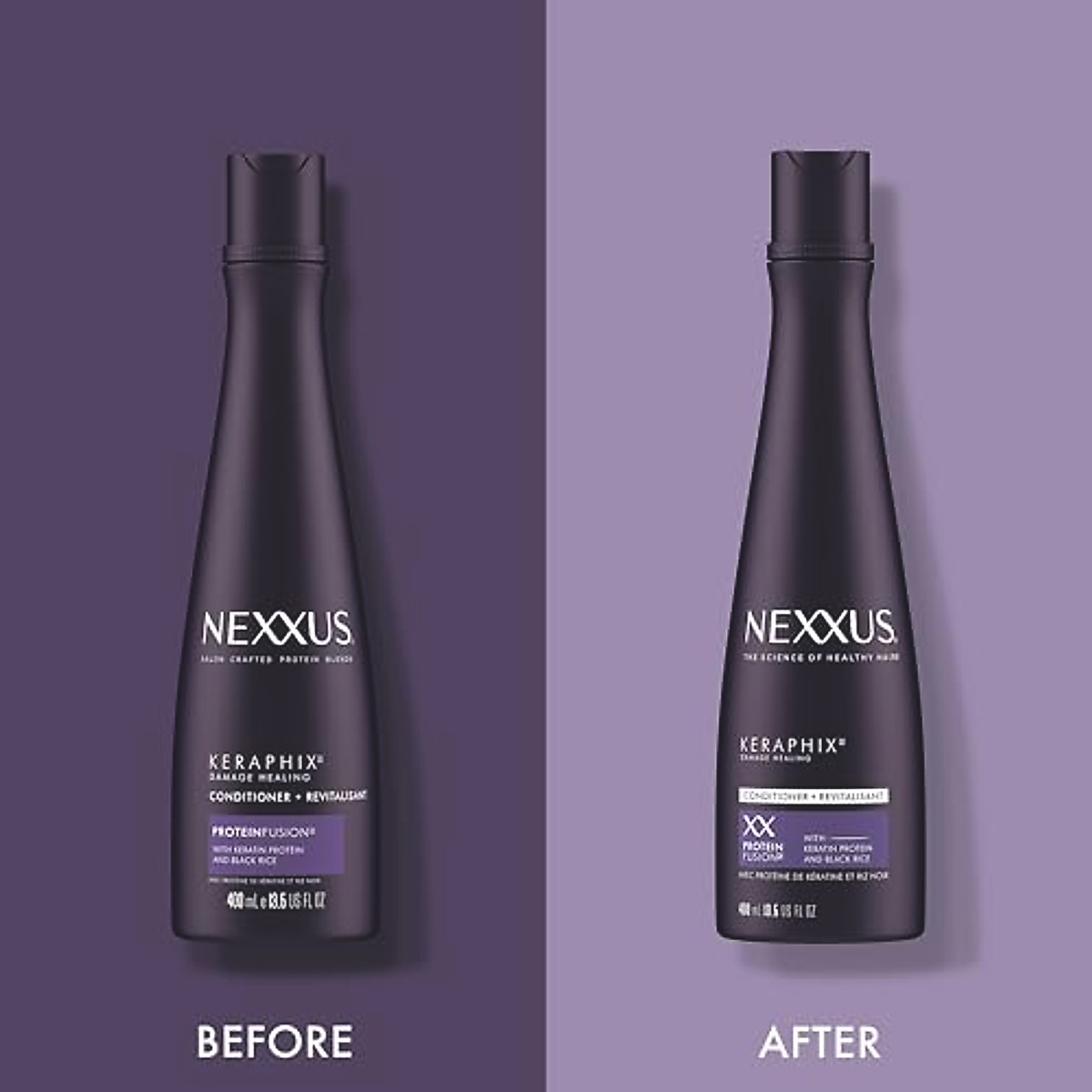 Nexxus Keraphix Conditioner Keraphix with ProteinFusion for Damaged Hair With Keratin Protein and Black Rice 13.5 oz