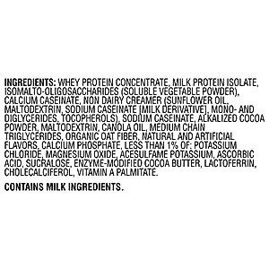 Muscle Milk Genuine Protein Powder, Chocolate, 1.93 Pounds, 12 Servings, 32g Protein, 3g Sugar, Calcium, Vitamins A, C & D, NSF Certified for Sport, Energizing Snack, Packaging May Vary