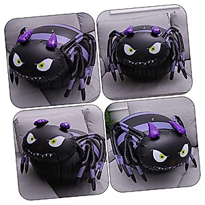 MUSISALY 3pcs Blow Favor Up Plaything PVC Creative Balloon Birthday Giant Spider Halloween Inflate Decorations Outdoor Garden Toys Toy Party Prop Inflatables Yard Home Holiday
