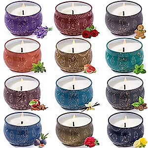 12 Pack Constellation Scented Candles, 30oz 240H Burning Long Lasting Bulk Candles Gifts for Women, Soy Candles for Home Scented, Unique Aromatherapy Set Ideal Gifts Housewarming for Friends