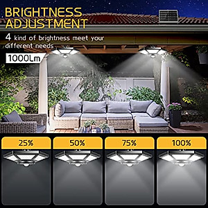 Deogos Solar Pendant Lights, Dual Head Solar Shed Lights with Motion Sensor for Outdoor,180 LED Solar Indoor Lights with Remote Control for Barn Gazebo Garage Garden Home